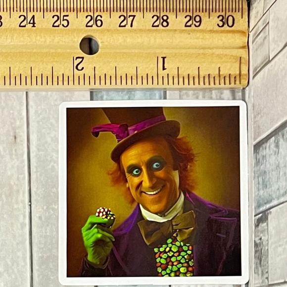 Office | 110 Willy Wonka Waterproof Vinyl Sticker Decal | Poshmark
